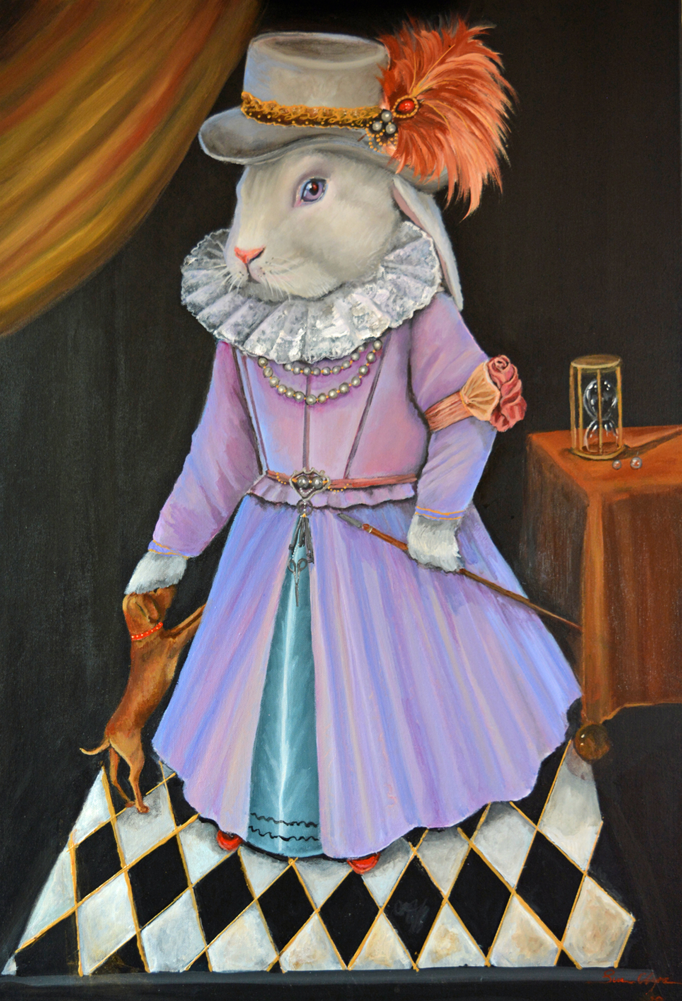 Alice. A4 Print - International Artist Sue Clyne